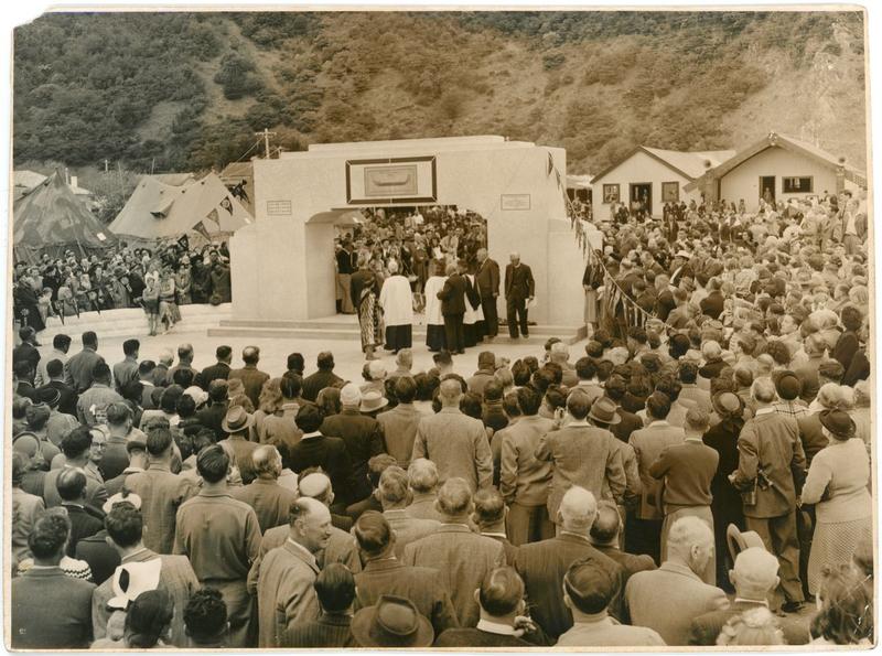 View, Wairaka Marae Opening, Whakatāne - Whakatāne Museum Collections ...