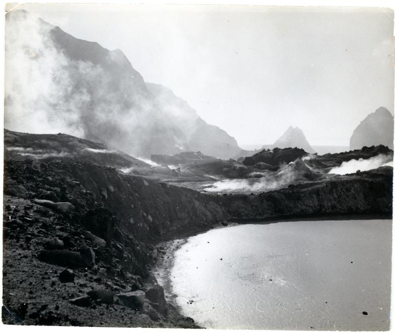 Scene, Crater Lake, Whakaari - Whakatāne Museum Collections & Research