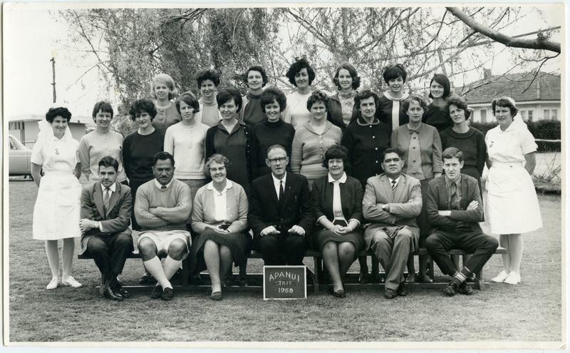 Group Portrait, 1968 Staff, Apanui Primary School - Whakatāne Museum ...