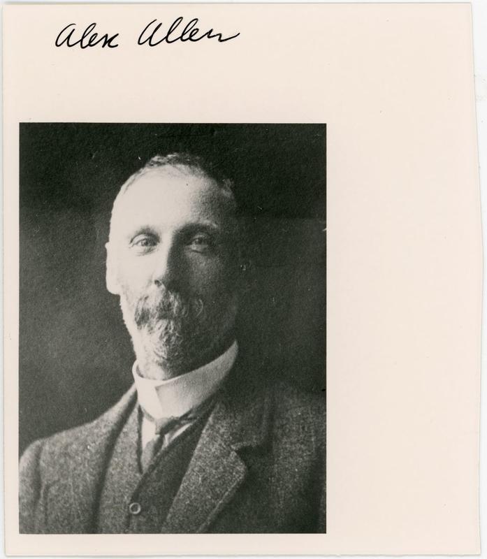 Portrait, Alex Allen - Whakatāne Museum Collections & Research