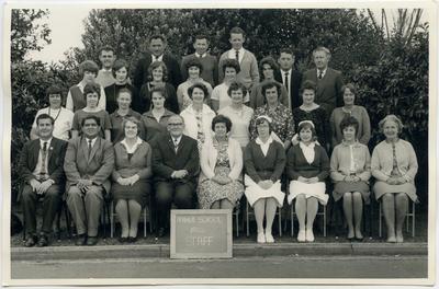 Group Portrait, 1966 Staff, Apanui School - Whakatāne Museum ...