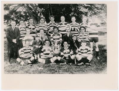 Group Portrait, Ōpōtiki Senior Reps Rugby Team, 1925 - Whakatāne Museum ...