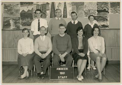 Group Portrait, Staff, Awakeri School - Whakatāne Museum Collections ...