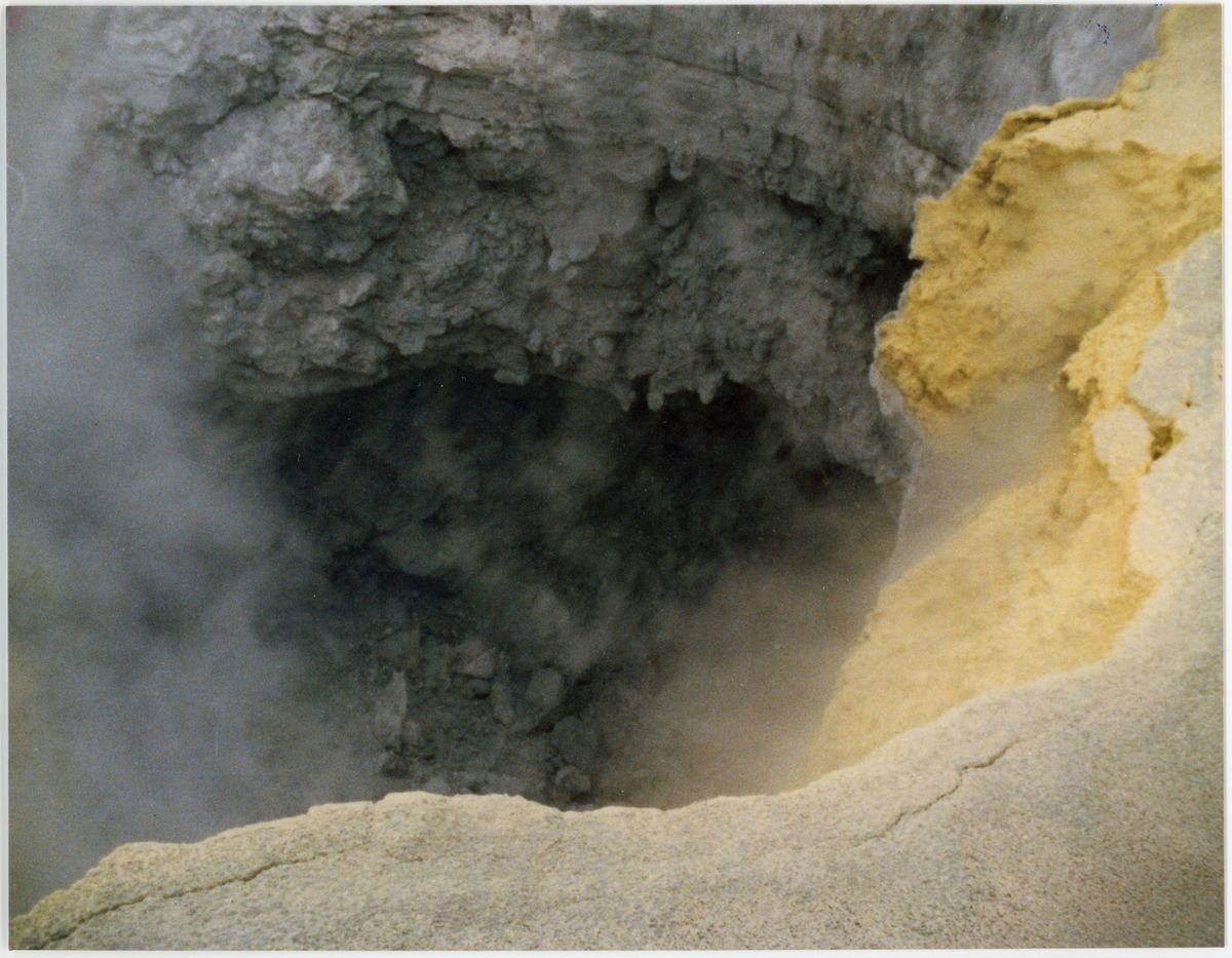 Scene, Fumarole, Whakaari - Whakatāne Museum Collections & Research