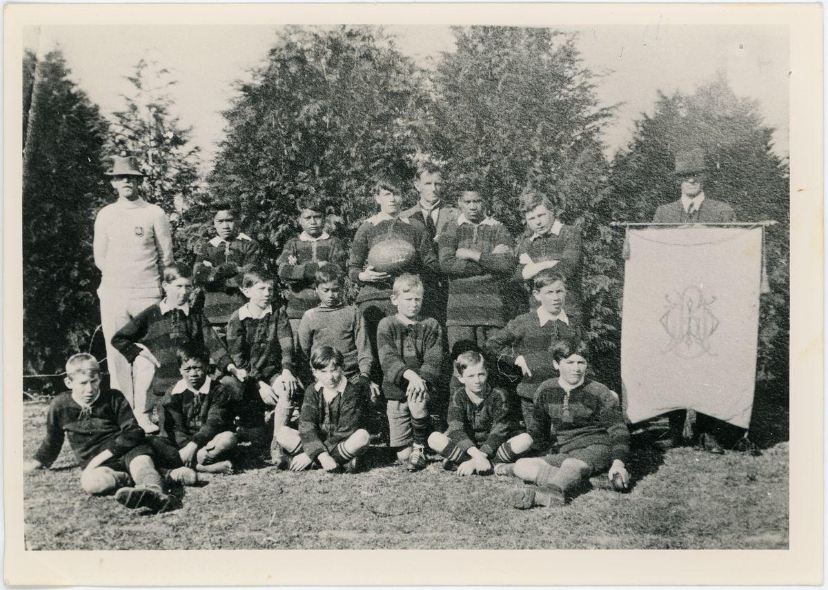 Group Portrait, Waimana School Rugby Team - Whakatāne Museum ...