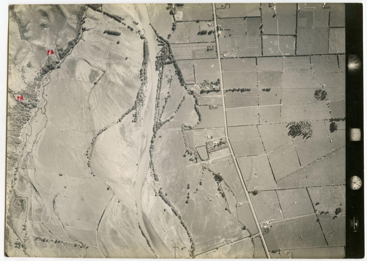 Aerial View, Whakatāne River, Rūātoki - Whakatāne Museum Collections ...
