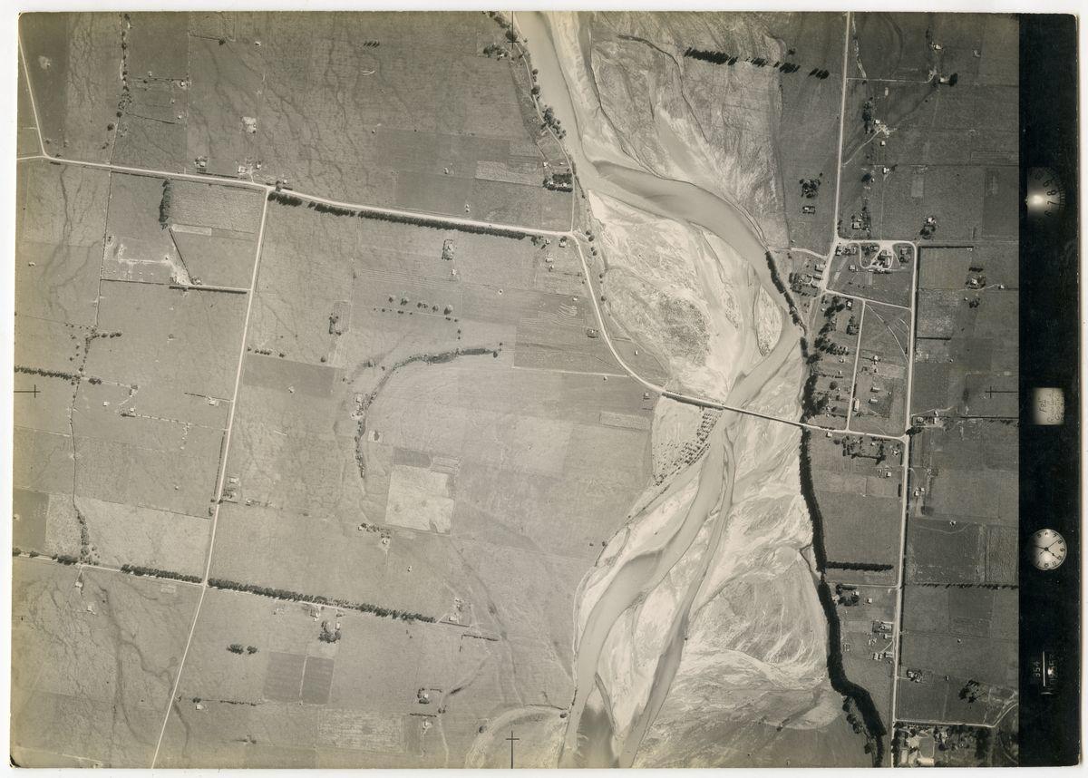 Aerial View, Whakatāne River, Rūātoki North - Whakatāne Museum ...