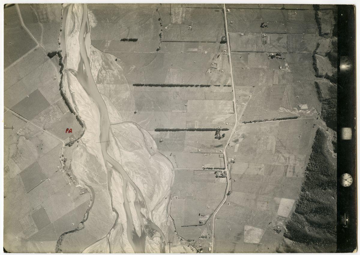 Aerial View, Whakatāne River, Rūātoki North - Whakatāne Museum ...