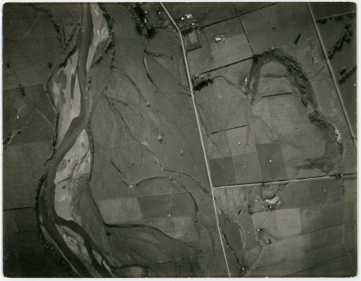 Aerial View, Whakatāne River, Rūātoki North - Whakatāne Museum ...