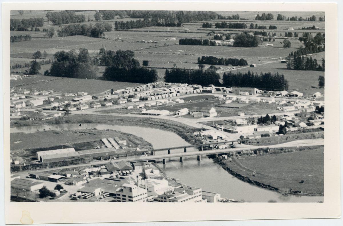 Aerial View, Edgecumbe - Whakatāne Museum Collections & Research