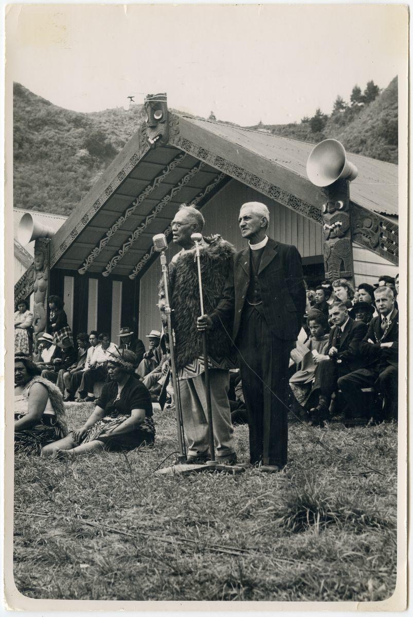 View, Unveiling Ceremony, Wairaka - Whakatāne Museum Collections & Research
