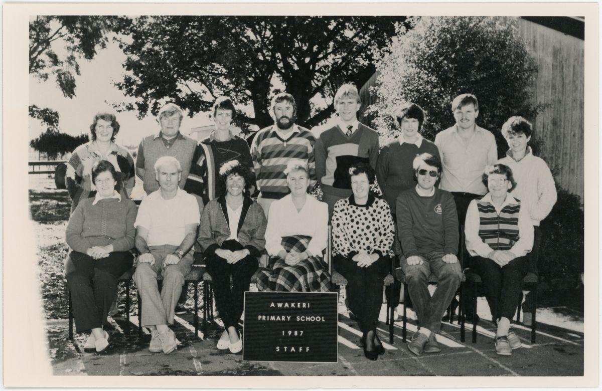 Group Portrait, Staff, Awakeri Primary School - Whakatāne Museum ...