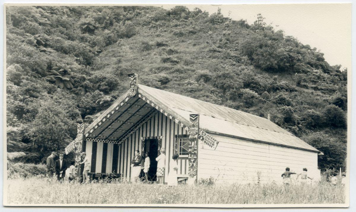 View, Unidentified Wharenui, East Coast - Whakatāne Museum Collections ...