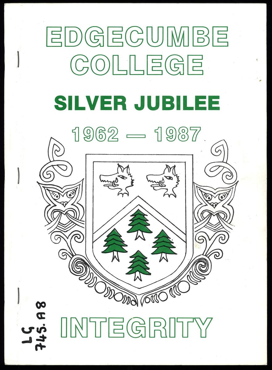 Edgecumbe College Silver Jubilee: 1962-1987 - Whakatāne Museum ...